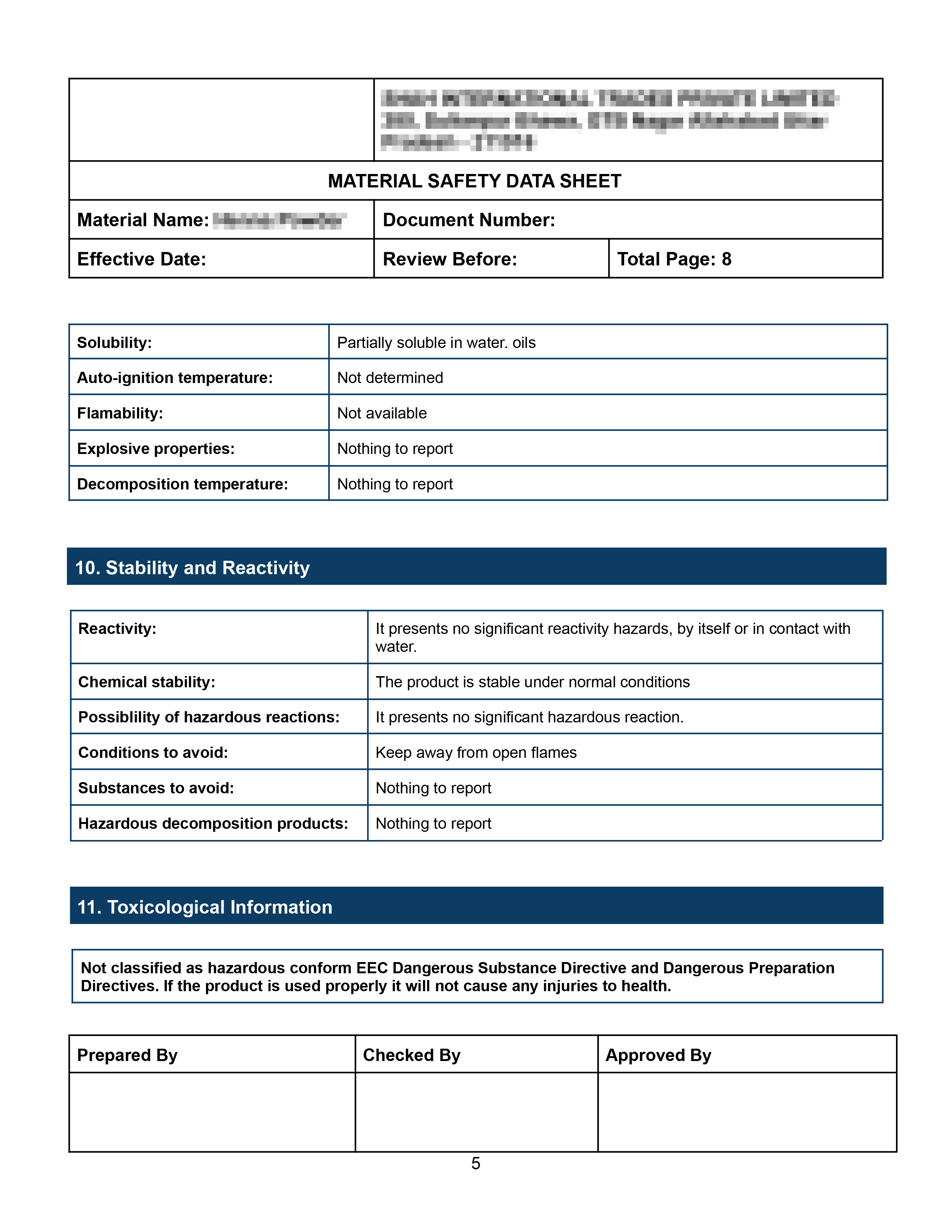 MSDS Certificate: How to Get Material Safety Data Sheets