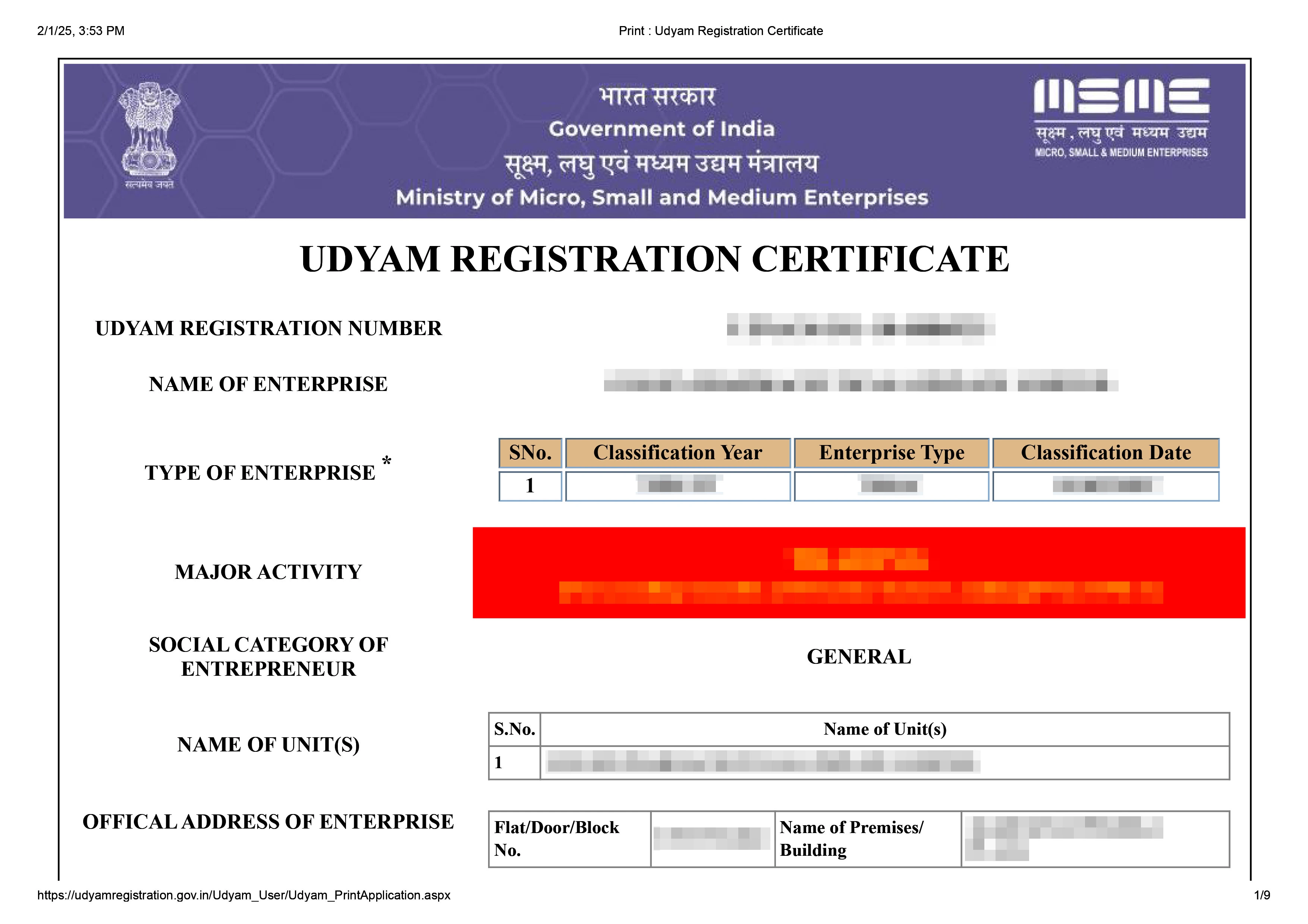 MSME Registration - Benefits, Eligibility, Online Process, Documents
